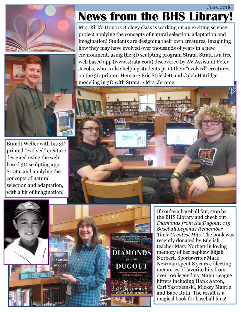 News from the BHS Library! | BHS Library News from the BHS Library! | BHS Library